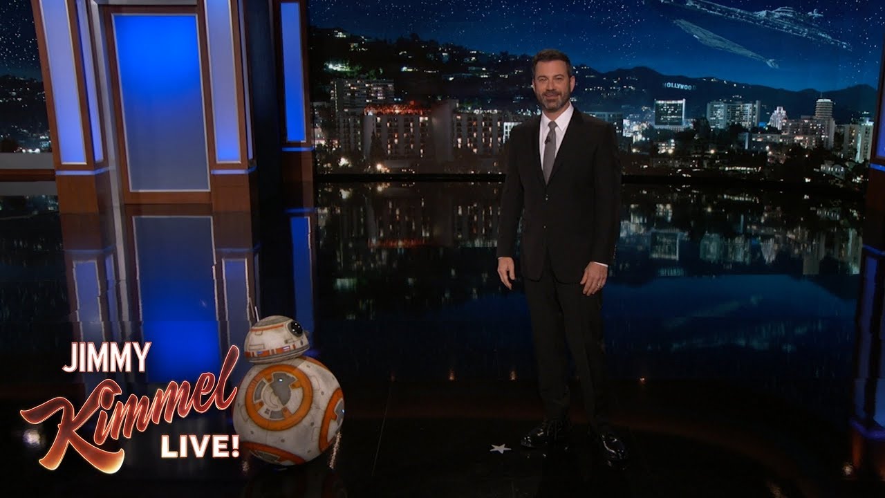 Jimmy Kimmel welcomes the cast of ‘Star Wars: The Last Jedi’ - Fantha ...