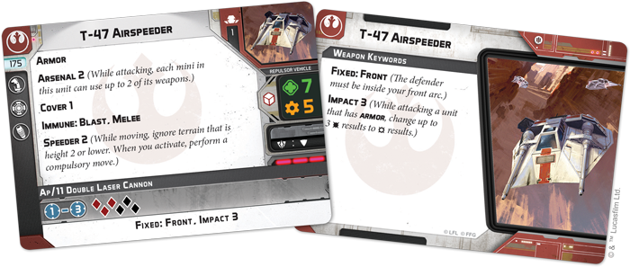 Fantasy Flight Games: Preview the T-47 Airspeeder Unit Expansion for ...