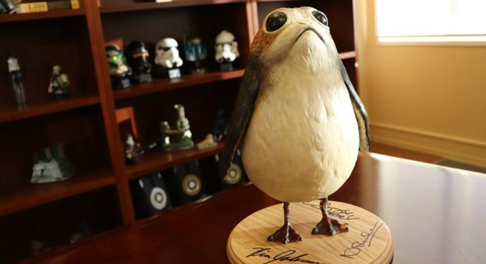 Lucasfilm Porg Creature Artist’s Maquette Up For Charity Auction ...