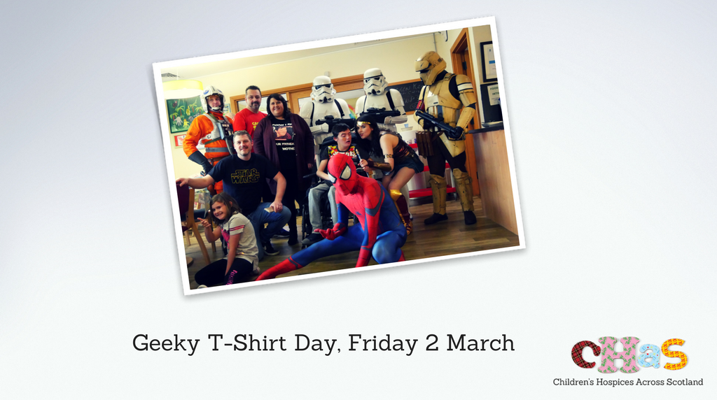 Today is Geeky T-Shirt Day in aid of CHAS - Fantha Tracks | Daily Star ...