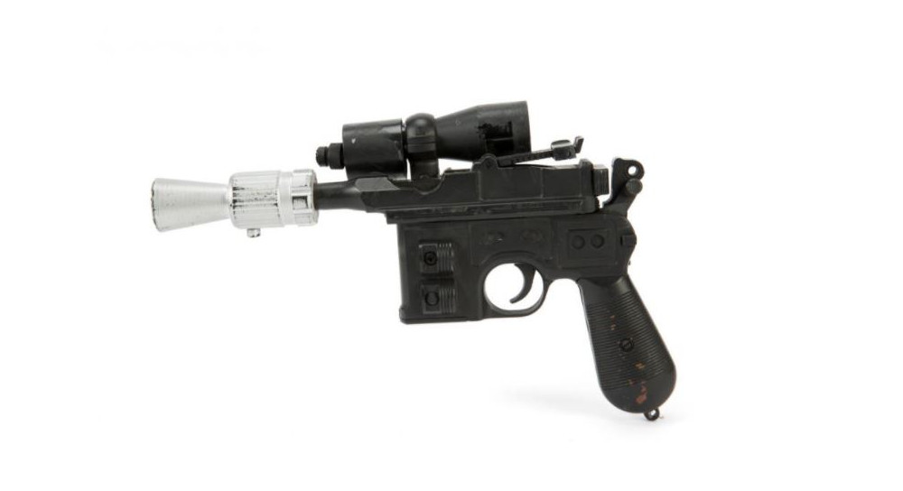 Original Han Solo hero blaster movie gun up for auction - Fantha Tracks ...