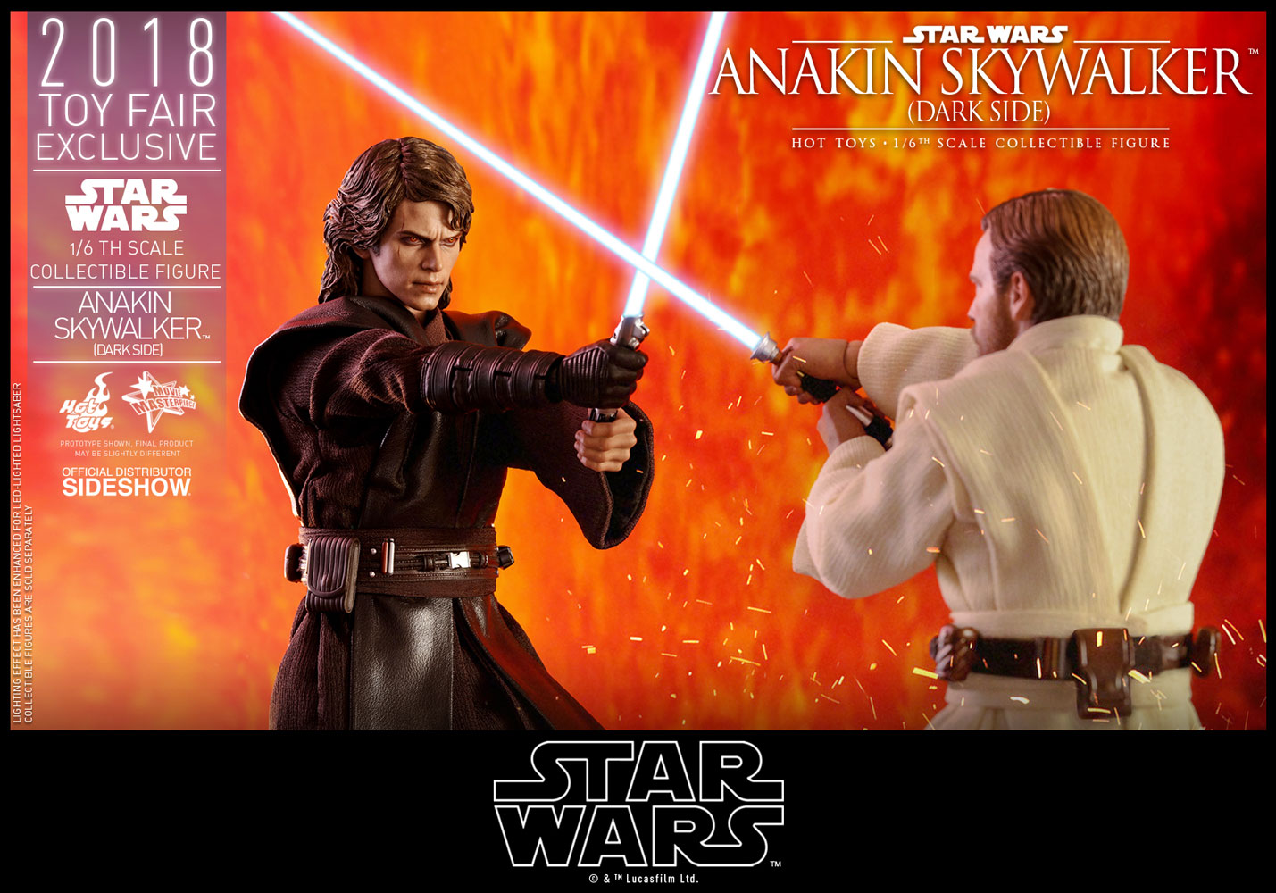 Sideshow Collectibles: Anakin Skywalker (Dark Side) Sixth Scale Figure ...