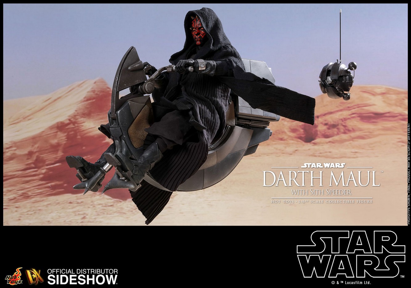 Darth Maul with Sith Speeder (Special Edition) Sixth Scale Figure by ...
