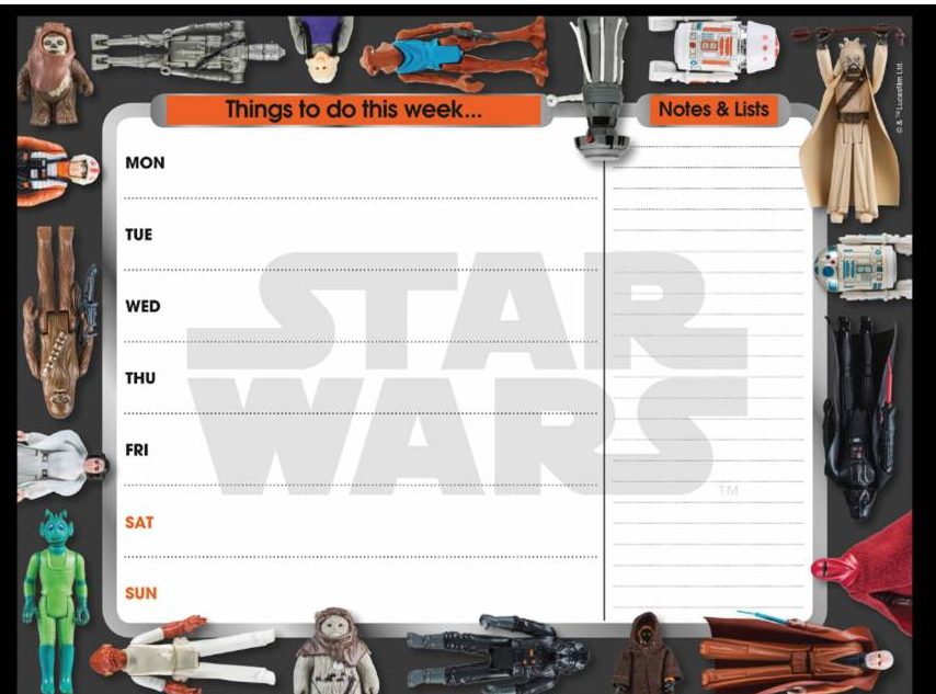 Calendar Club make a date with Star Wars - Fantha Tracks | Daily Star ...