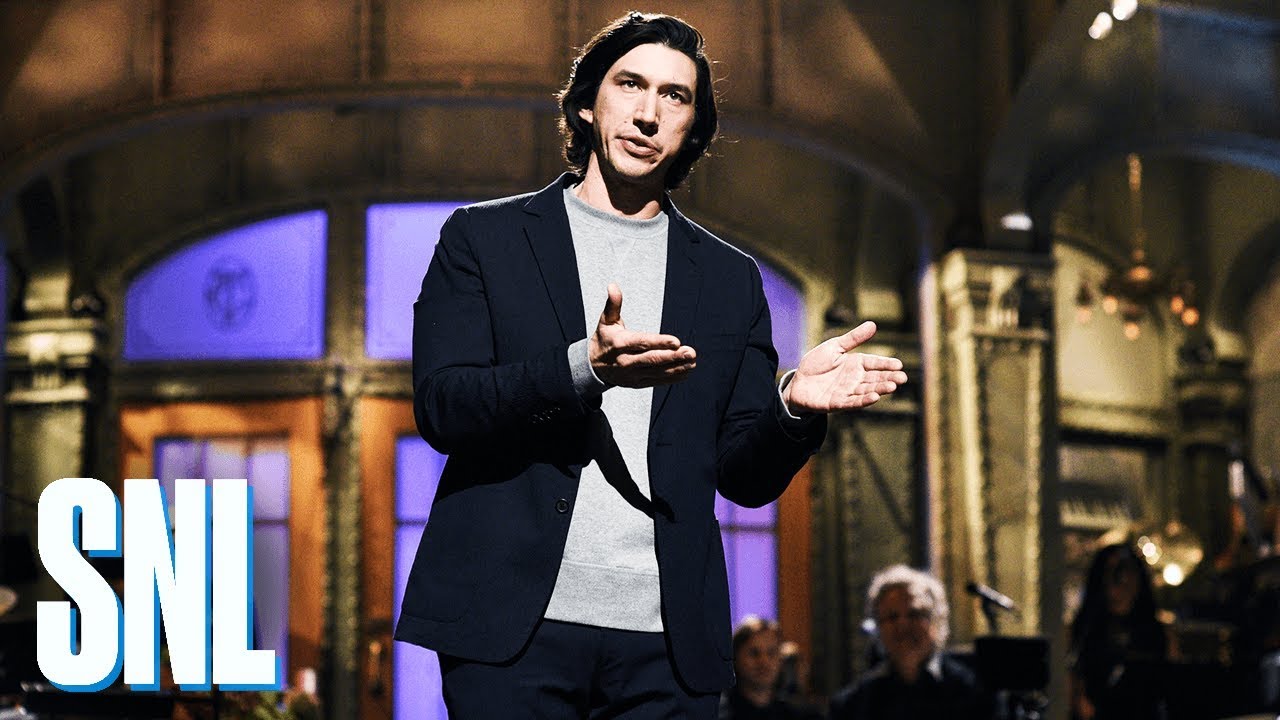 See Adam Driver on the SNL Season 44 premiere - Fantha Tracks | Daily ...