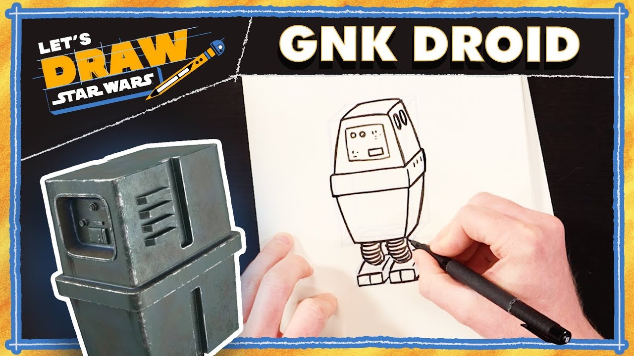 Star Wars Kids: Let's Draw Star Wars: Jedi Holocron & Gonk Droid ...