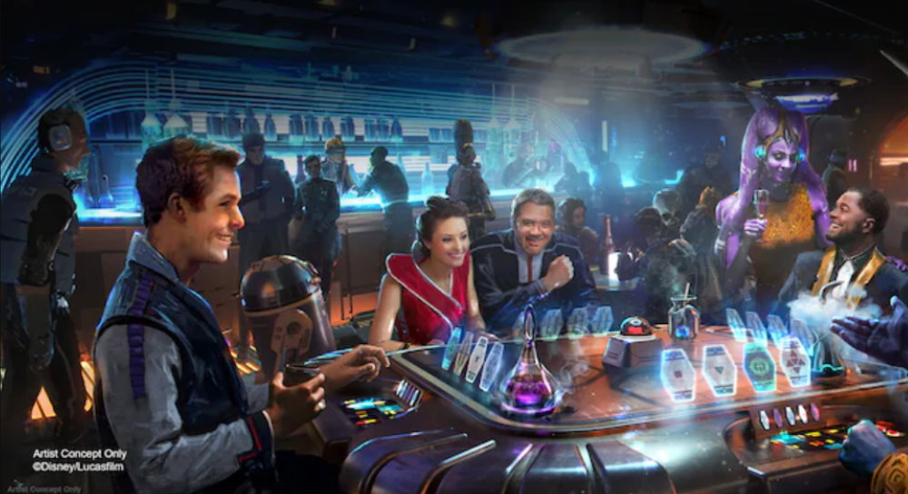 Star Wars: Galactic Starcruiser: The Halcyon, the flagship of the ...