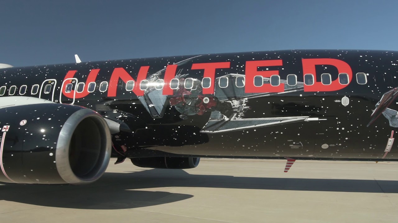 United Airlines 'The Rise Of Skywalker' Designed Plane Has Maiden ...