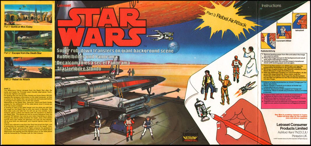Vintage Vault: Star Wars and Letraset Part One - Fantha Tracks | Daily ...