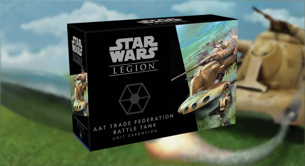 Fantasy Flight Games preview the AAT Trade Federation Battle Tank Unit ...