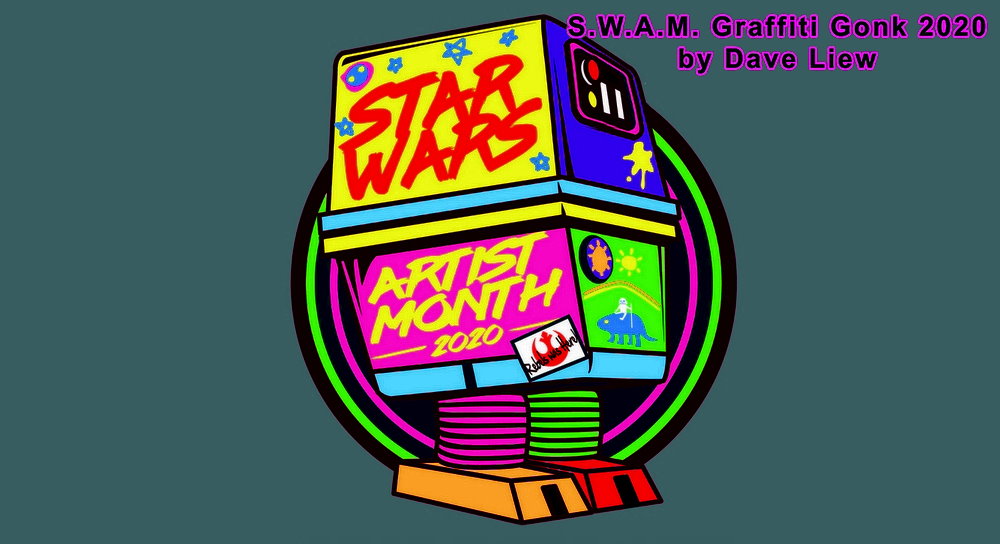 R2-KT: Graffiti Gonk! Limited run Star Wars Artist Month patch - Fantha ...