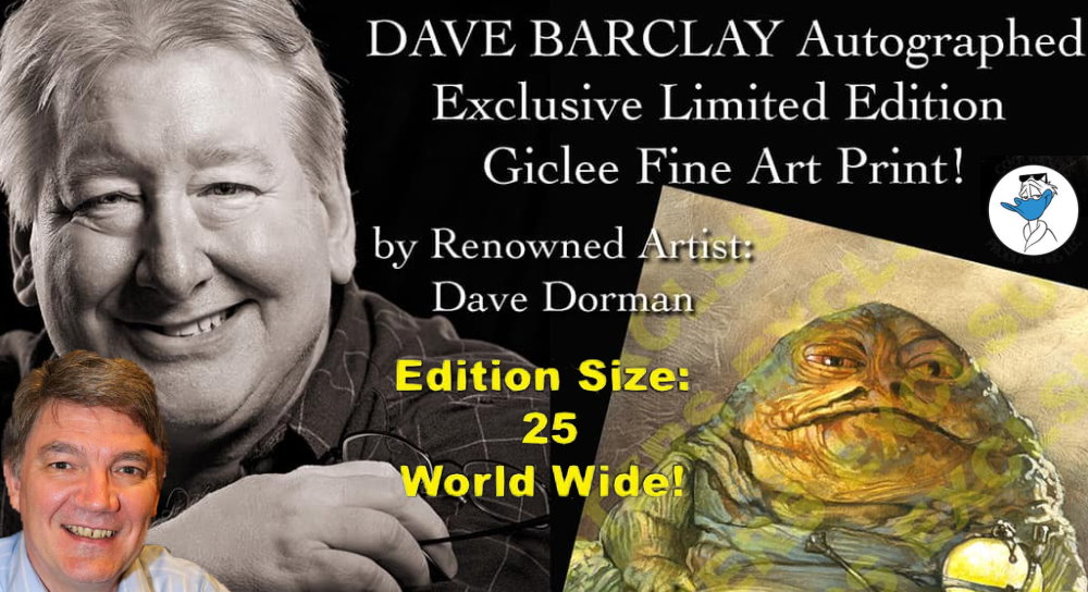 New limited edition Dave Dorman print, signed by Jabba the Hutt chief ...