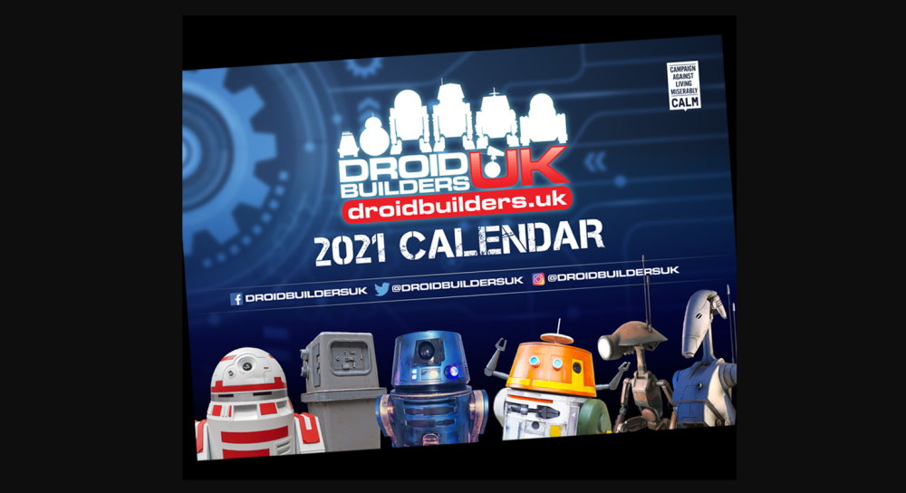 The 2021 Droidbuilders UK Calendar - Fantha Tracks | Daily Star Wars News