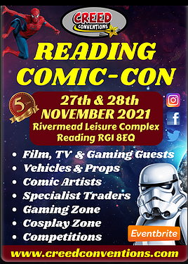 Reading Comic-Con: 27th - 28th November 2021 - Fantha Tracks | Daily ...