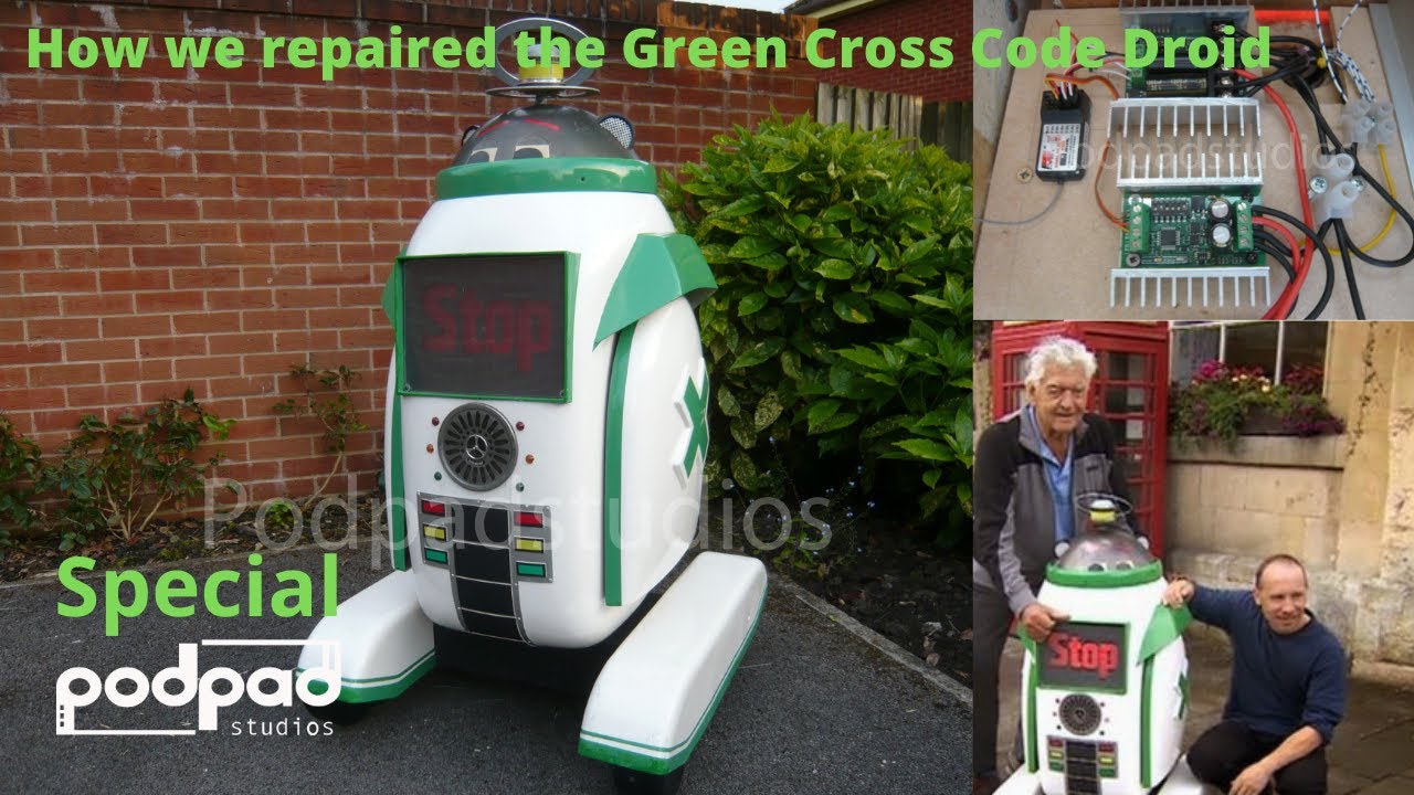 How the Green Cross Code Droid was refurbished for David Prowse ...