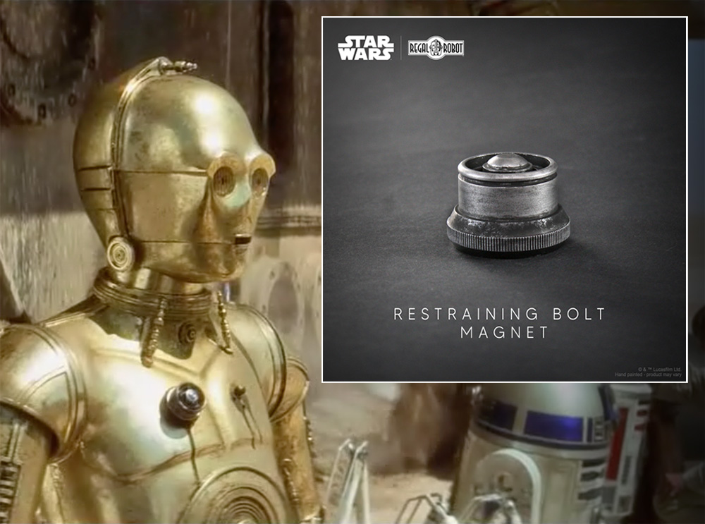 Regal Robot: Restraining Bolt Magnet - Fantha Tracks | Daily Star Wars News