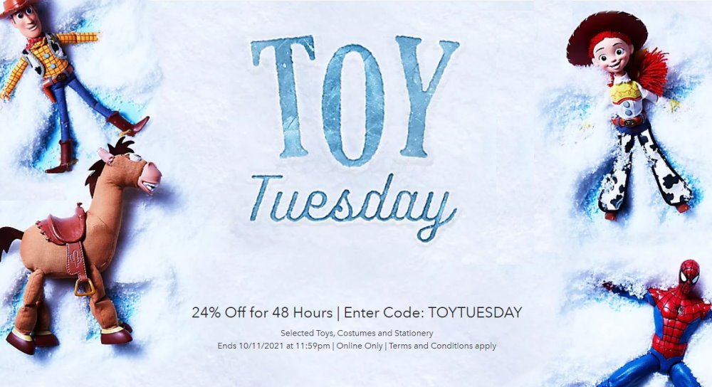 TOYTUESDAY at shopDisney UK: Save 24% on selected toys NOW - Fantha ...