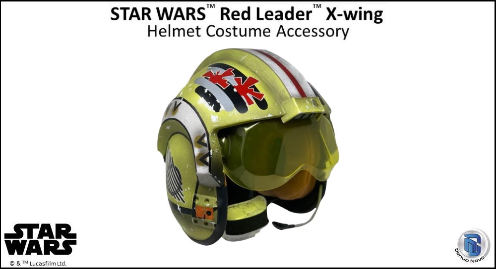 Pre-Order from Denuo Novo: Red Leader X-Wing Helmet Accessory - Fantha ...