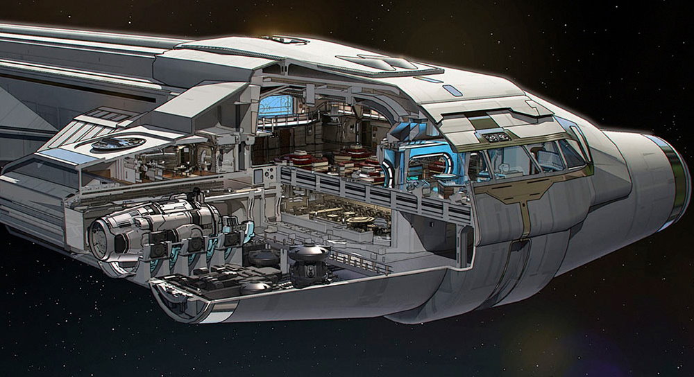 A closer look at the Halcyon from Galactic Starcruiser - Fantha Tracks ...