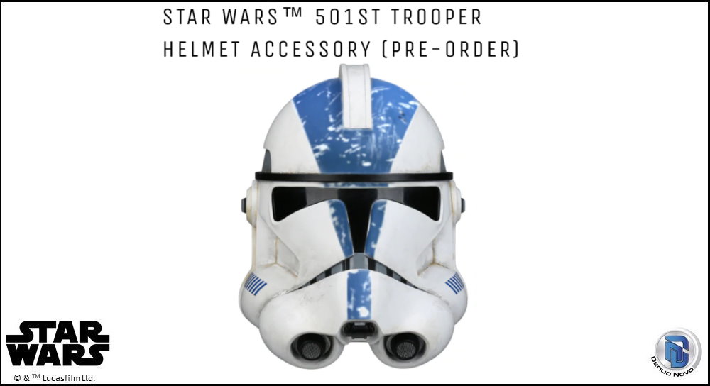Denuo Novo: 501st Trooper helmet - Fantha Tracks | Daily Star Wars News
