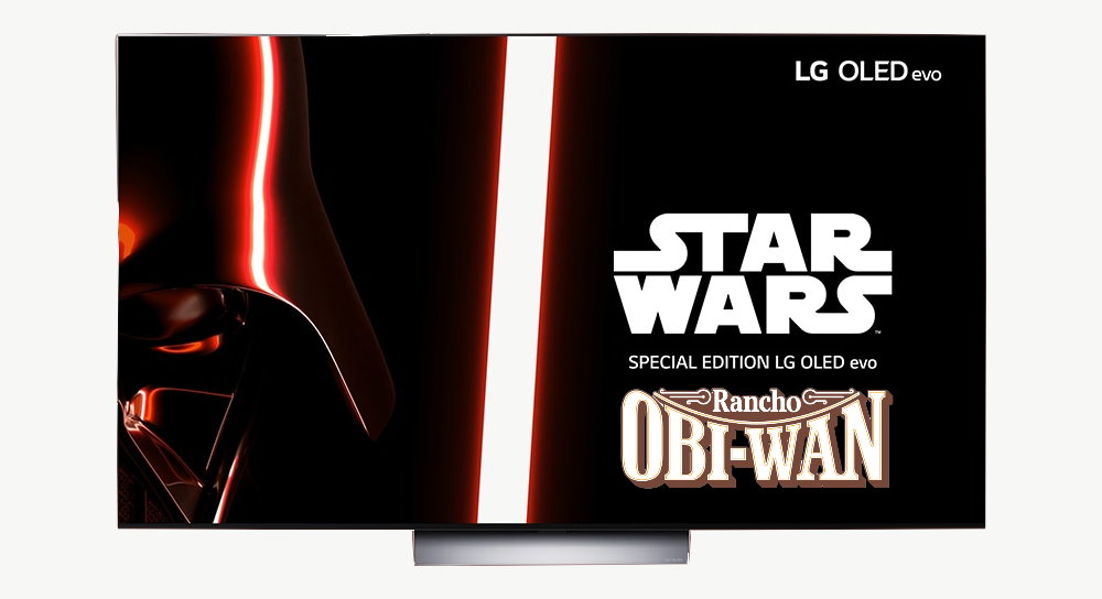 Rancho Obi-Wan welcome the new Star Wars Special Edition LG OLED EVO TV ...