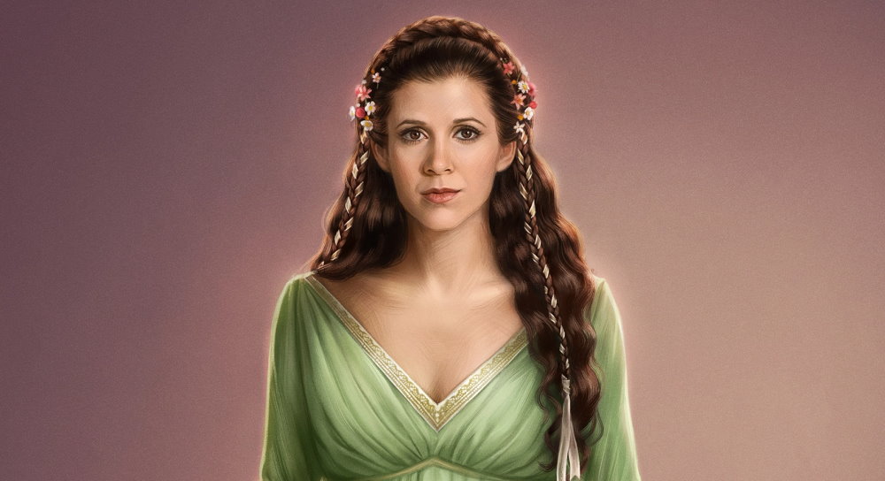 Princess Leia Endor Hair