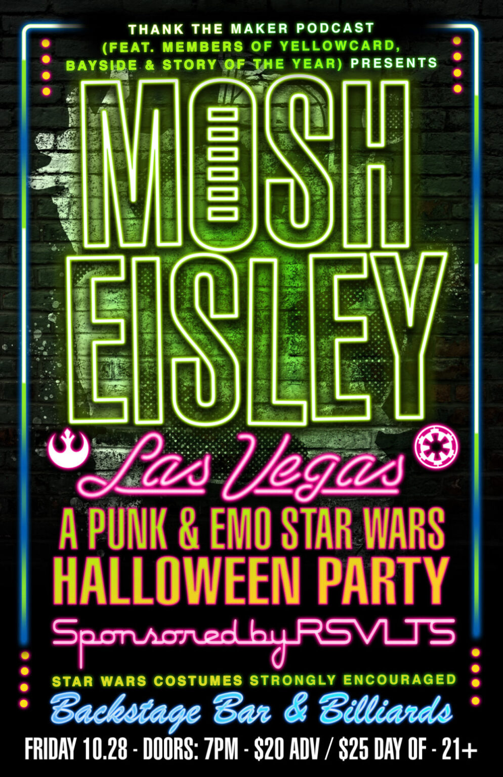 MOSH EISLEY to debut in Las Vegas Friday 28th October - Fantha Tracks ...