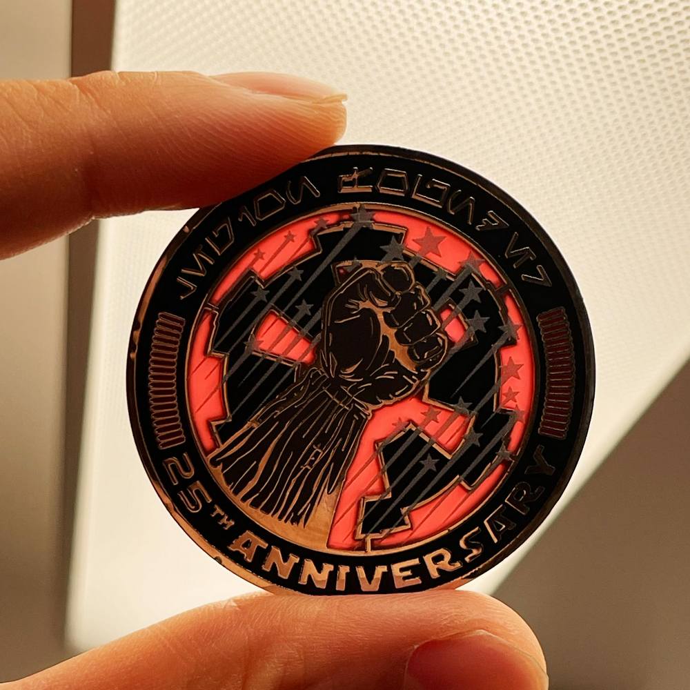 Vader's Fist: 501st Legion 25th Anniversary Stained Glass Coins ...