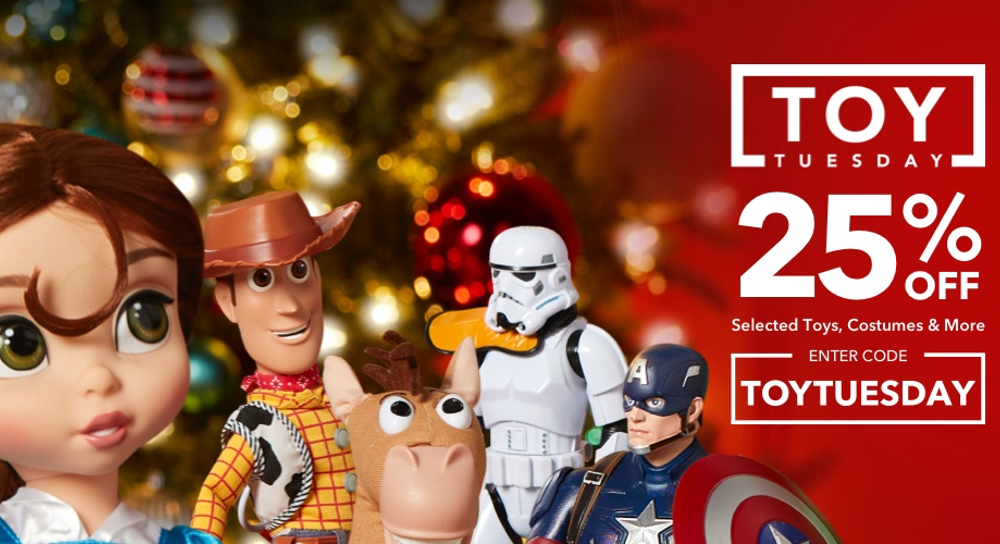 shopDisney's Toy Tuesday: 25% off selected Toys, Costumes & More! - The ...