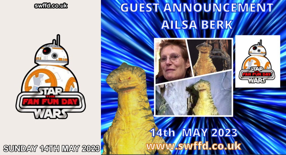 Star Wars Fan Fun Day 2023: Amanaman? No, it's Ailsa Berk aiming for ...