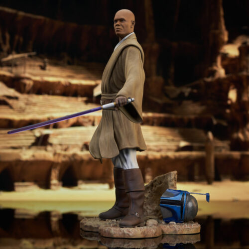 Gentle Giant: Star Wars Attack of the Clones Mace Windu Premier ...