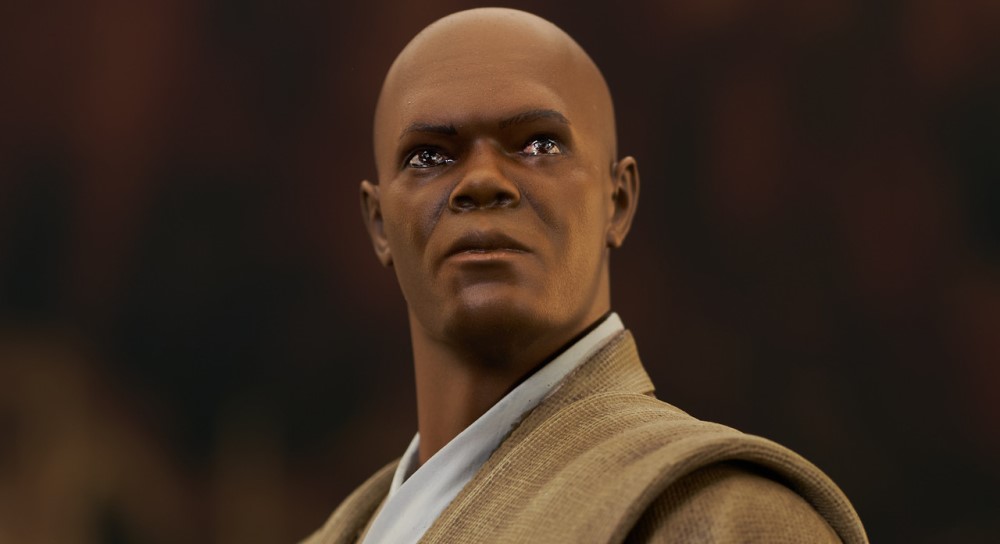 Gentle Giant: Star Wars Attack of the Clones Mace Windu Premier ...