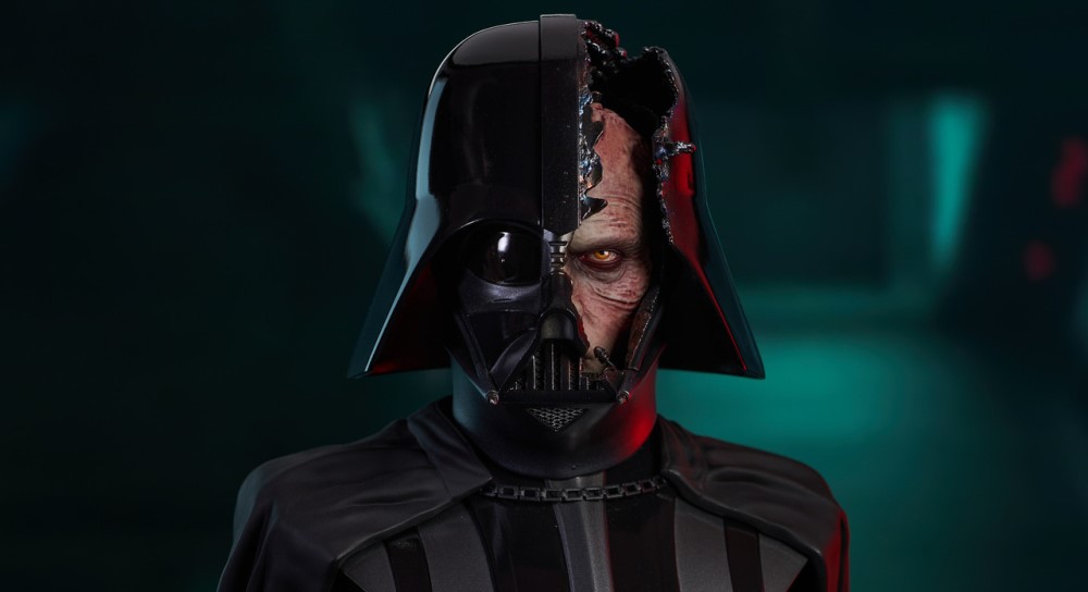 Gentle Giant: Obi Wan Kenobi Darth Vader Damaged Helmet Legends in 3D 1 ...