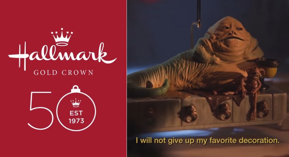 Hallmark: Return of the Jedi Jabba the Hutt Ornament With Sound and ...