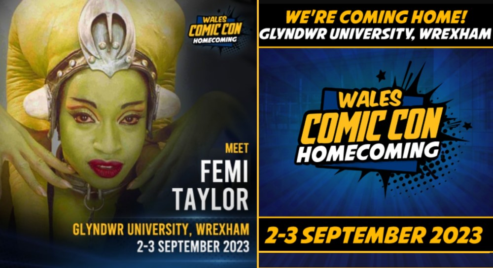 Wales Comic Con: Homecoming: Femi Taylor attending - Fantha Tracks ...