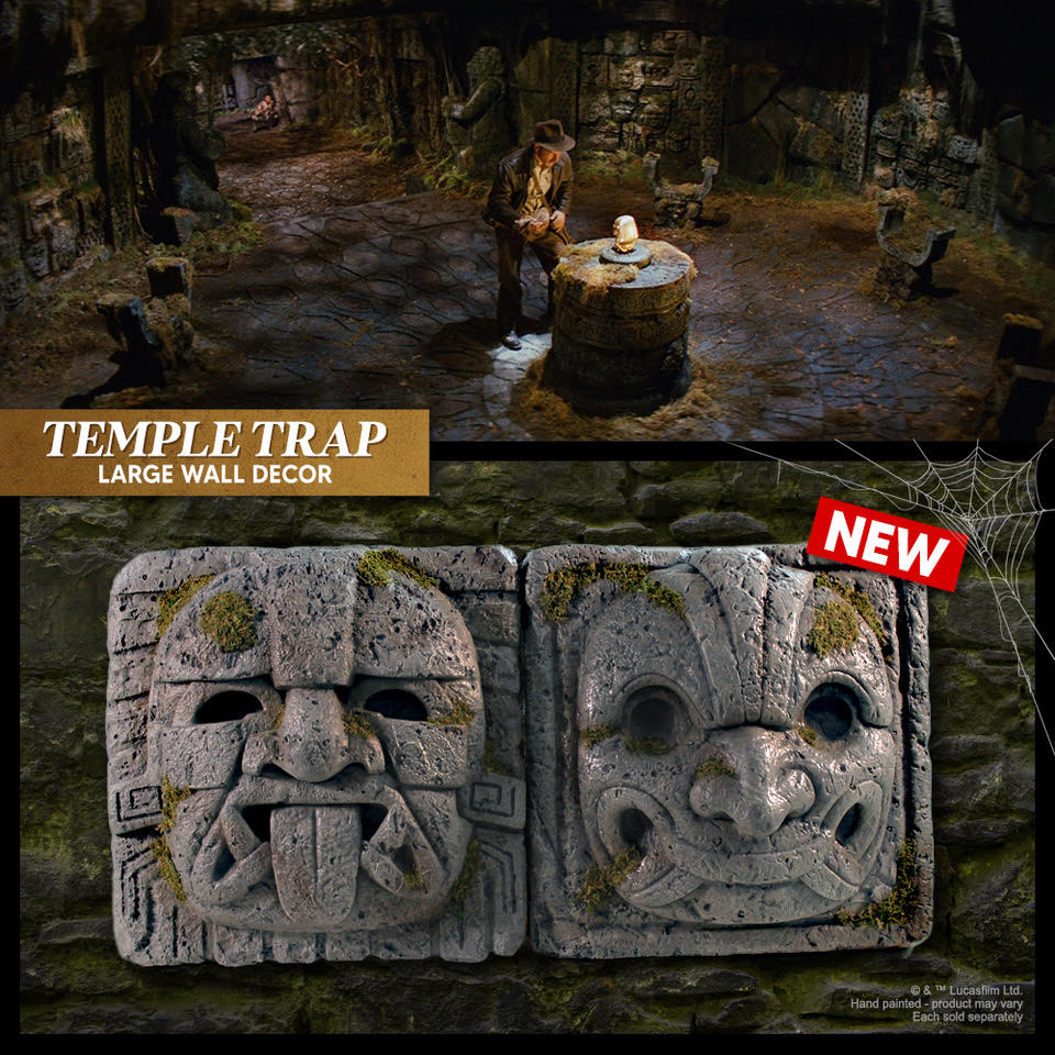 Regal Robot: New Indiana Jones 1:1 wall decor - Temple Trap - Fantha ...