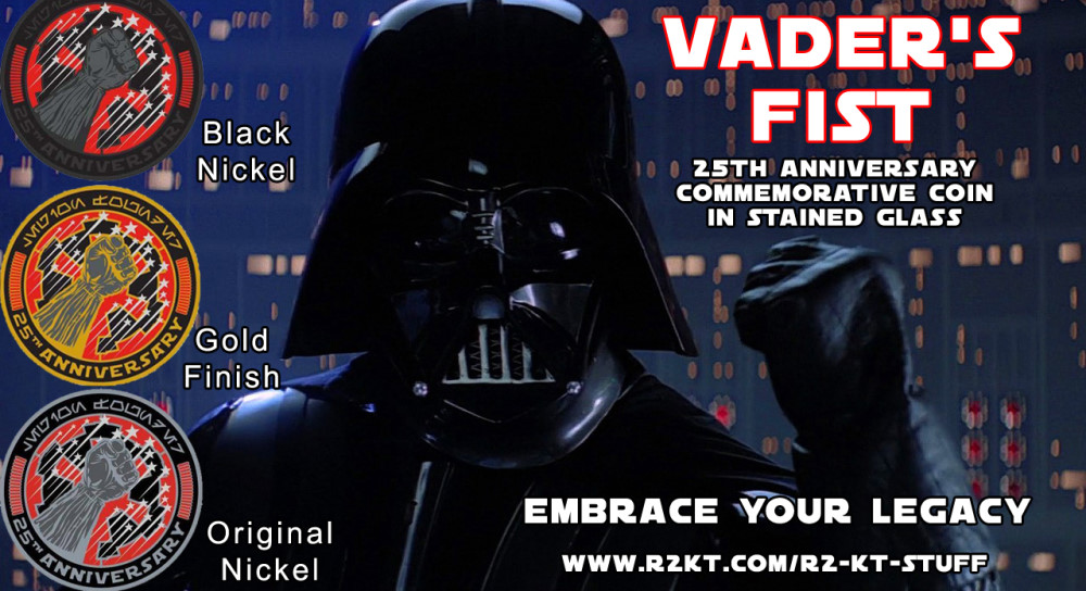 25th Anniversary Vader's Fist coins available once again - Fantha ...