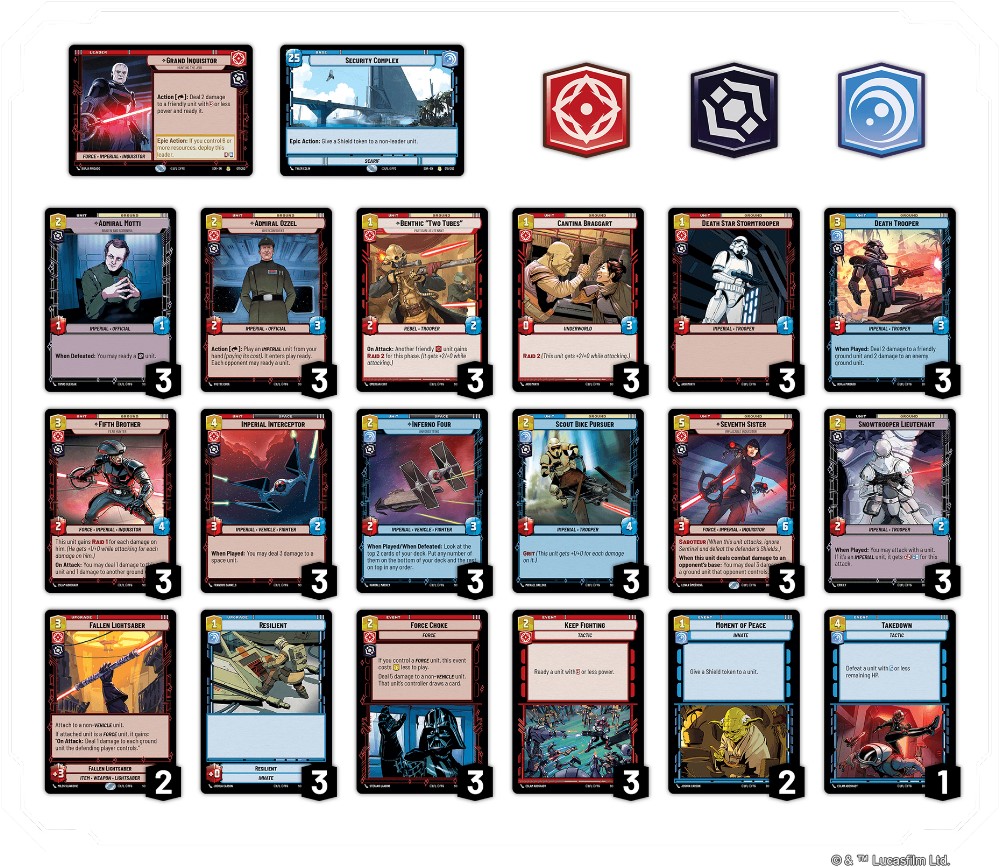 Star Wars Unlimited: Featured Deck: Grand Inquisitor – Premier - Fantha ...