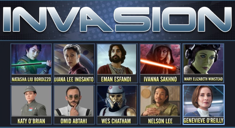 Starfury: Invasion 2024: Genevieve O'Reilly the 10th Ahsoka cast member ...