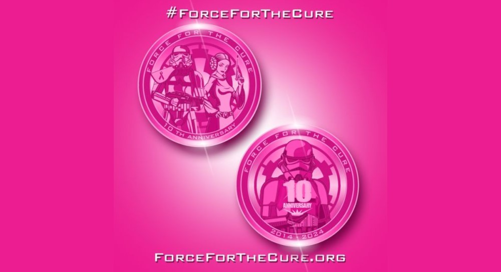 Force For The Cure: 10th Anniversary Pink Chrome Challenge Coin ...