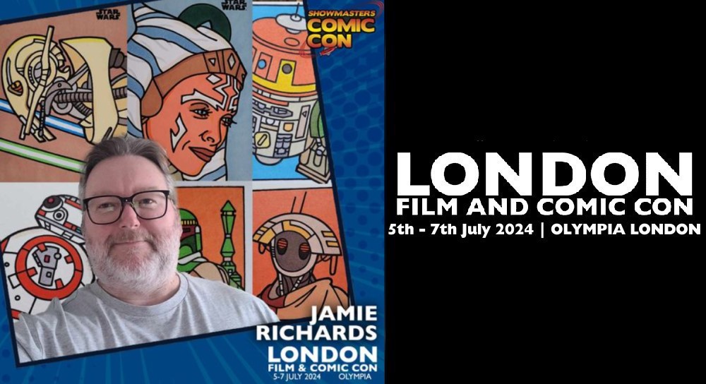 London Film and Comic Con 2024: State of the art: Jamie Richards is doodling his way to Olympia ...