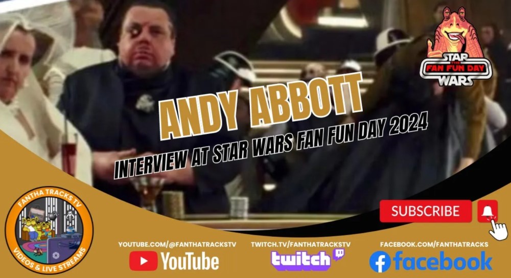 Star Wars Fan Fun Day 2024: Andy Abbott, Canto Bight patron in Episode ...