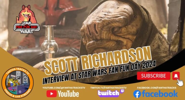Star Wars Fan Fun Day 2024: Scott Richardson, Quiggold in Episode 7 ...