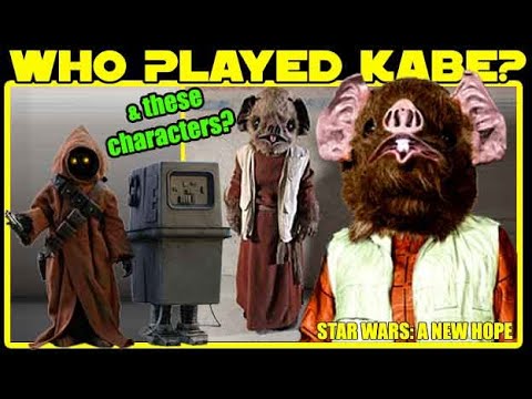 Star Wars 100 Interviews: Who played Kabe, Gonk & a Jawa? RUSTY GOFFE ...