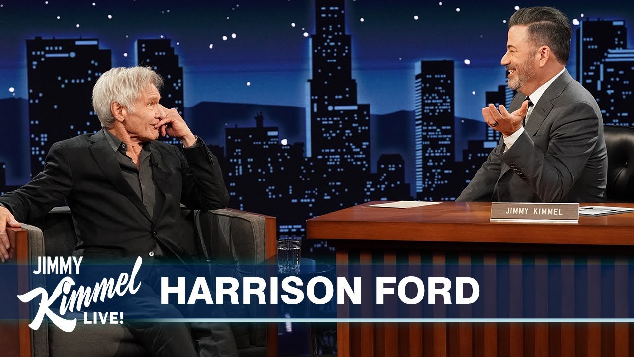Harrison Ford talks Shrinking season 2 on Jimmy Kimmel - Fantha Tracks ...