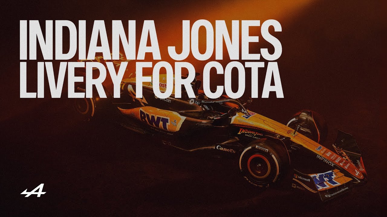 BWT Alpine Formula One Team reveal one-off Indiana Jones livery for the ...