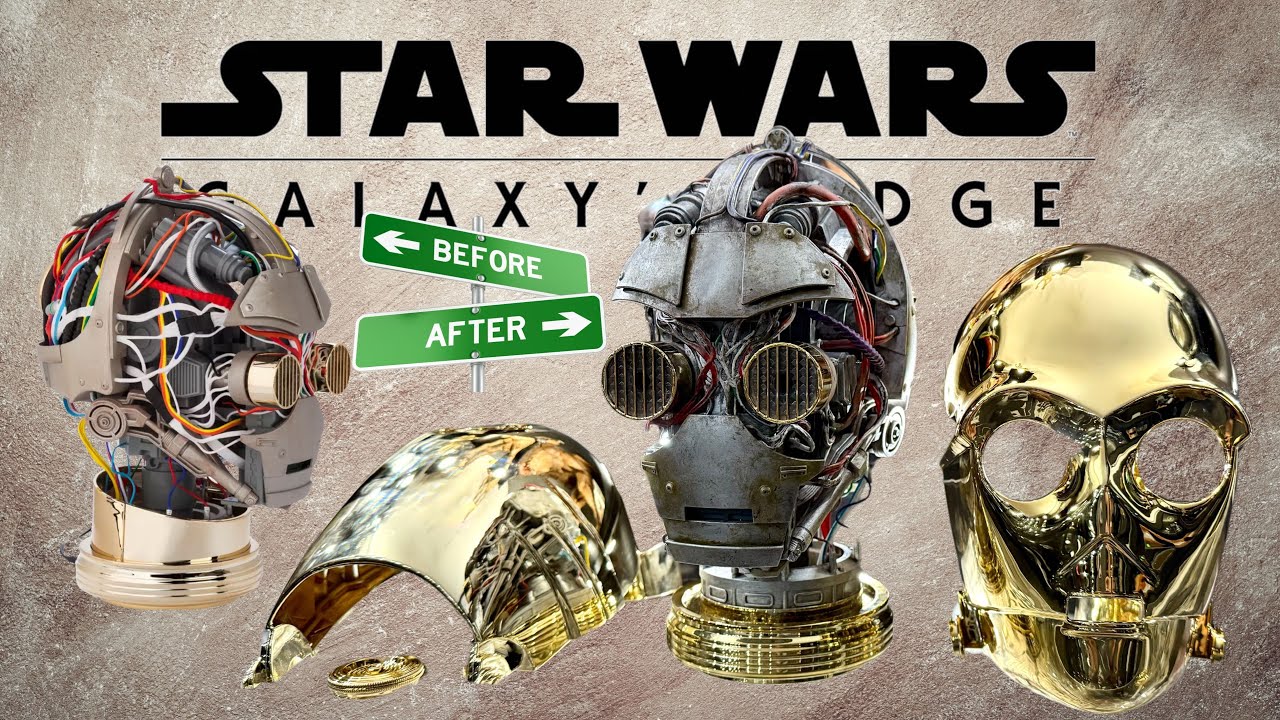 Star Wars Replicas look at the new C-3PO Premium Electronic Head ...