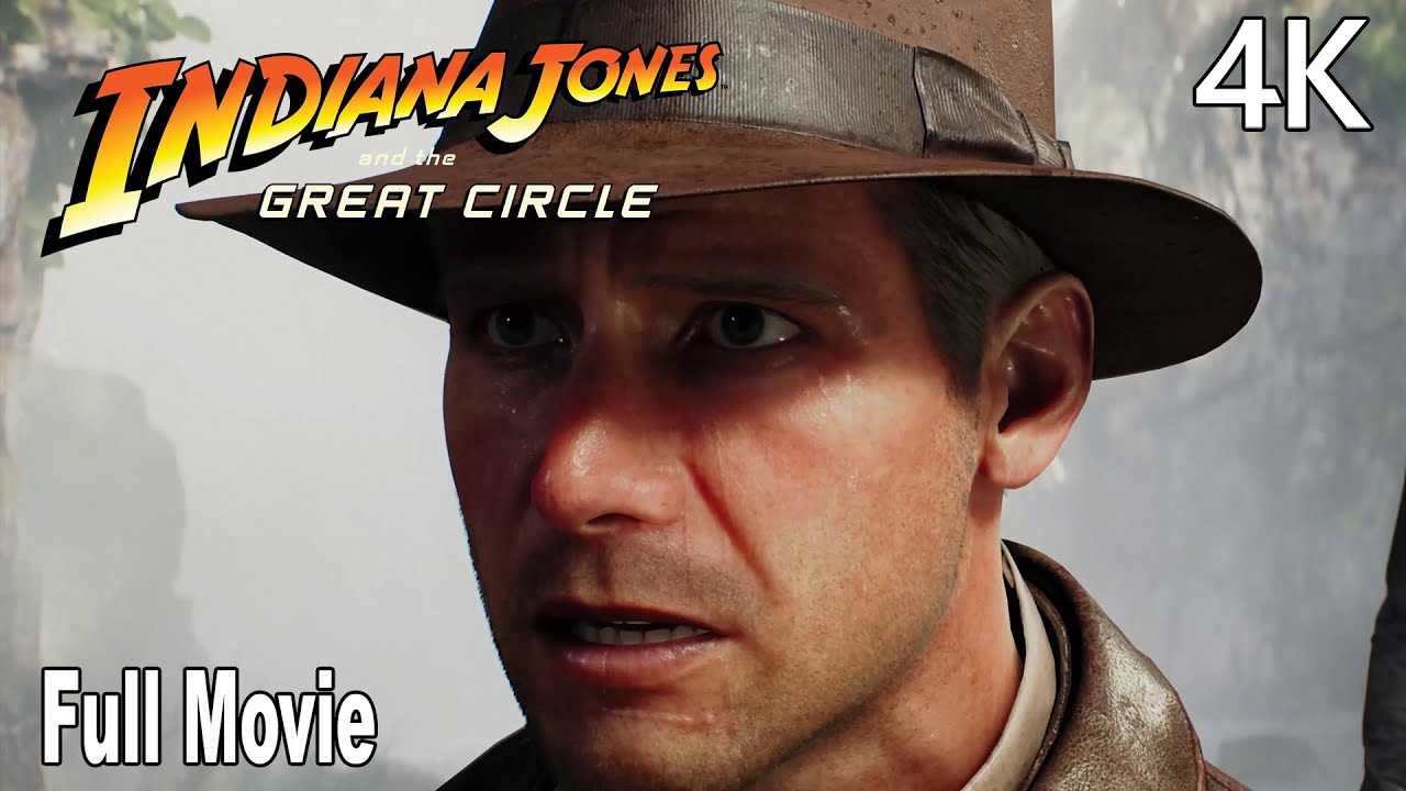 Indiana Jones and the Great Circle: 4K cutscenes Full Movie - Fantha ...