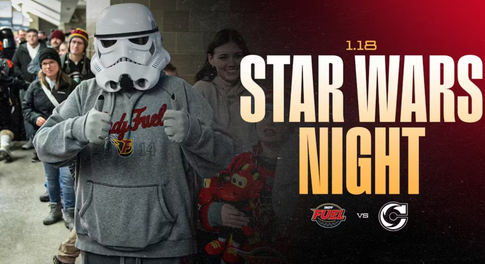 Star Wars Night at Indy Fuel Ice Hockey - Fantha Tracks | Daily Star ...