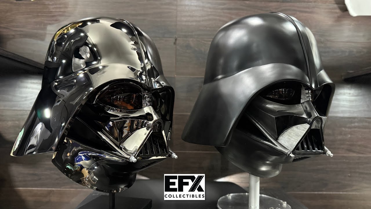 Star Wars Replicas: EFX Darth Vader helmet - Black Chrome Edition ...